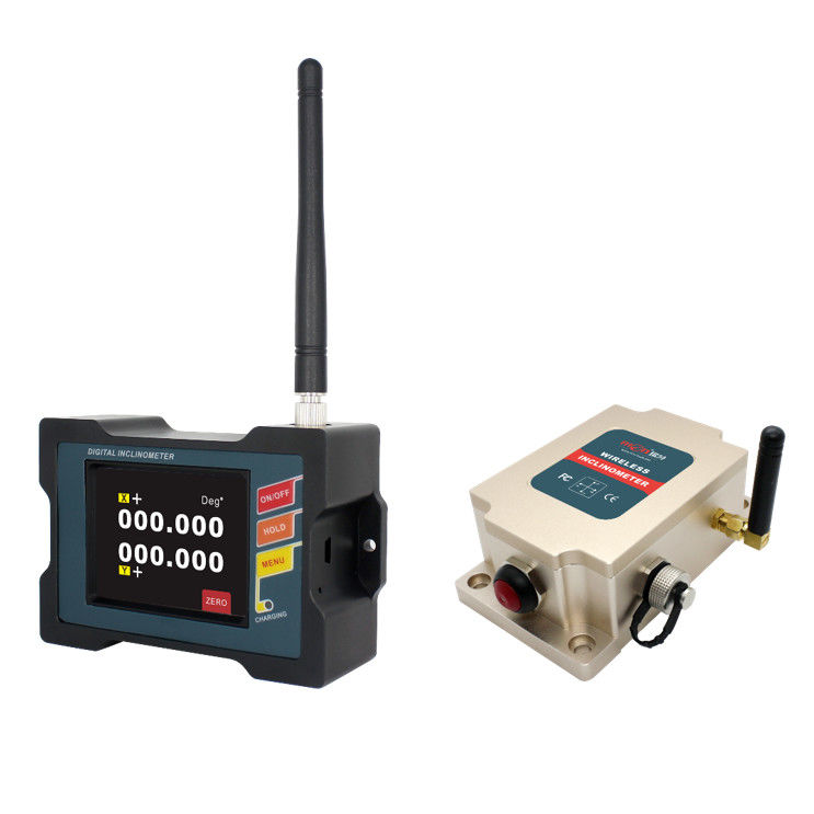 Long Distance Wireless Inclinometer With Display , Lora Wireless Angle ...