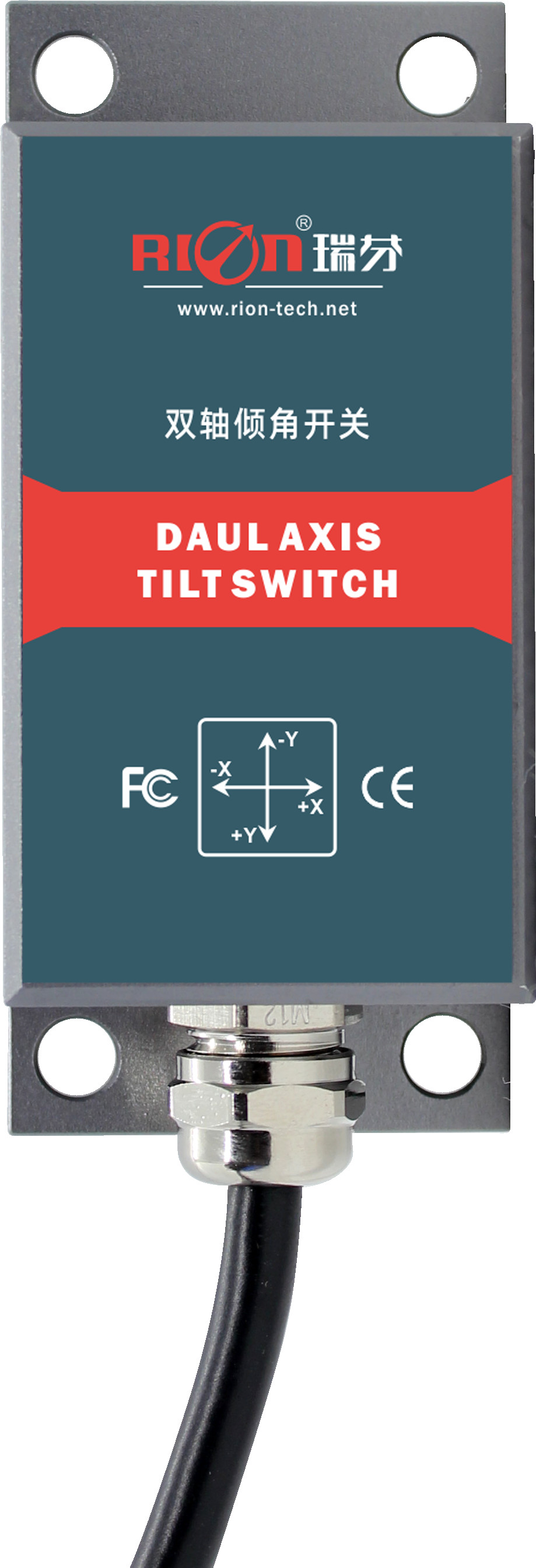 Rion Excellent Performance Modbus Inclinometer Tilt Angle Sensor For