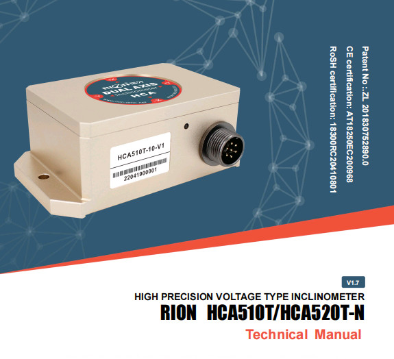 Aluminum Case Voltage High Accuracy Inclinometer , Vehicle Leveling ...