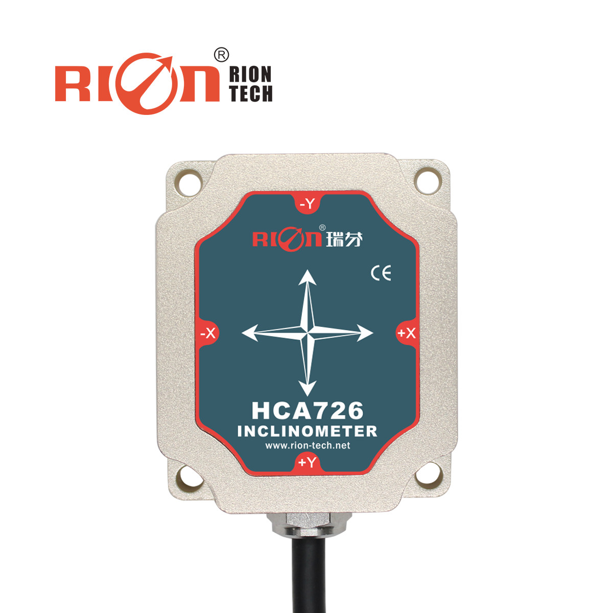 Electricity Tower Tilt Angle Sensor Single Dual Axis Modbus Rtu Protocol