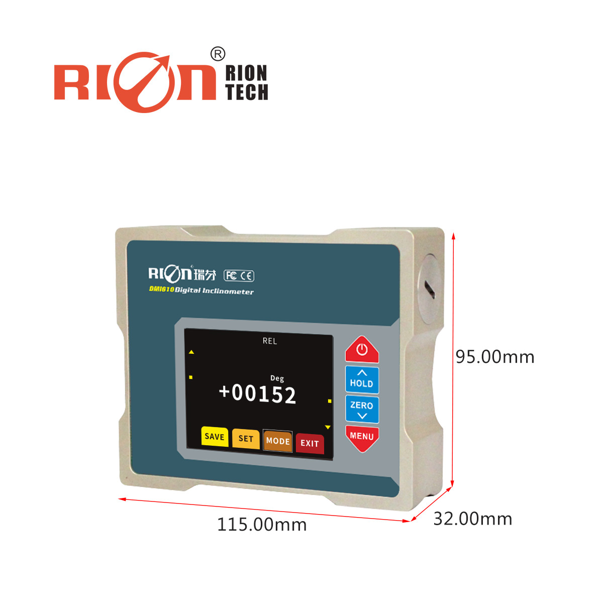 2 In 1 Single Dual Axis Digital Inclinometer Industry Using mm Tilt Sensor