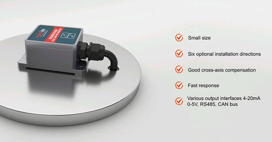 Mini Single / Dual Axis Inclinometer Digital Angle Senosr Rs232 Rs485 ...