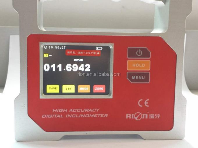 Dual Axis Magnetic Digital Inclinometer LCD Screen Radian Measurement