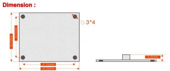 Triaxial DCM301B Digital Compass Module Plane Calibration Magnetometer
