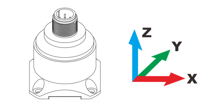High Sensitive MEMS Acceleration Vibration Sensor 3 Axis Analog / Digital Output