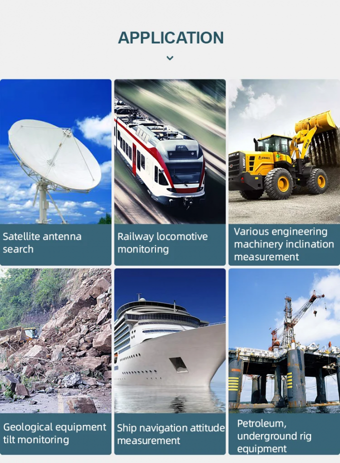 HDA436T 2 Axis CAN2.0 Dynamic Inclinometer For Satellite Search Satellites